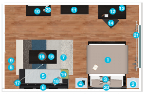 Before and After: Modern Studio Bachelor Pad - Decorilla Online ...