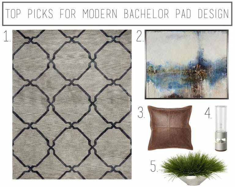 Before & After: Modern Bachelor Pad Design - Decorilla Online Interior ...