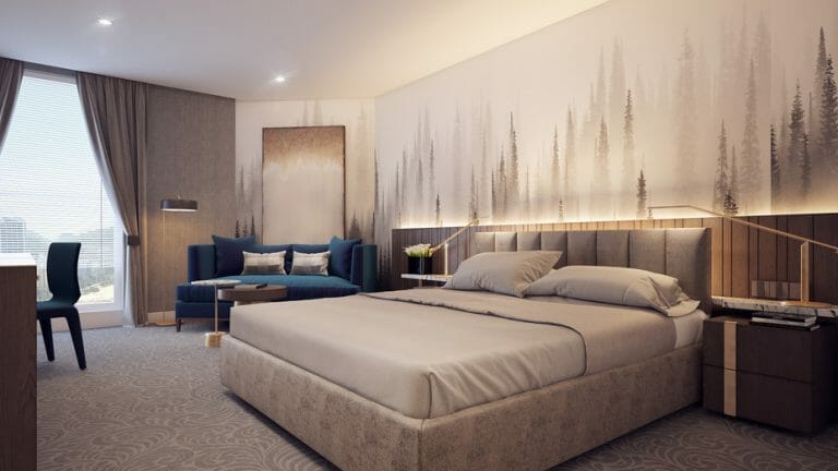 Before & After: Chic Boutique Hotel Interior Design - Decorilla Online ...