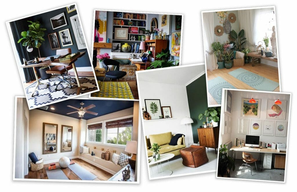 Before & After: Colorful and Calming Yoga Room Design