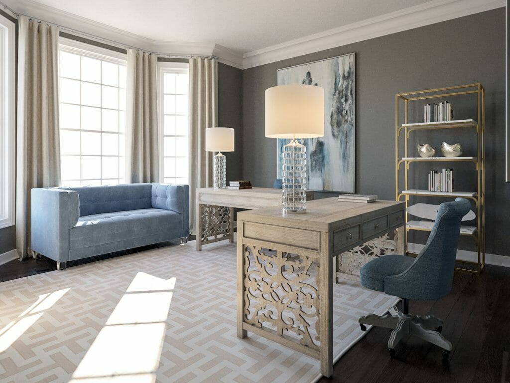 Before & After: Transitional Style Home Interior Design - Decorilla ...