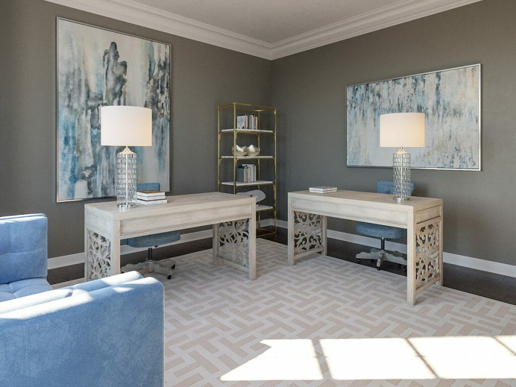 Before & After: Transitional Style Home Interior Design - Decorilla ...