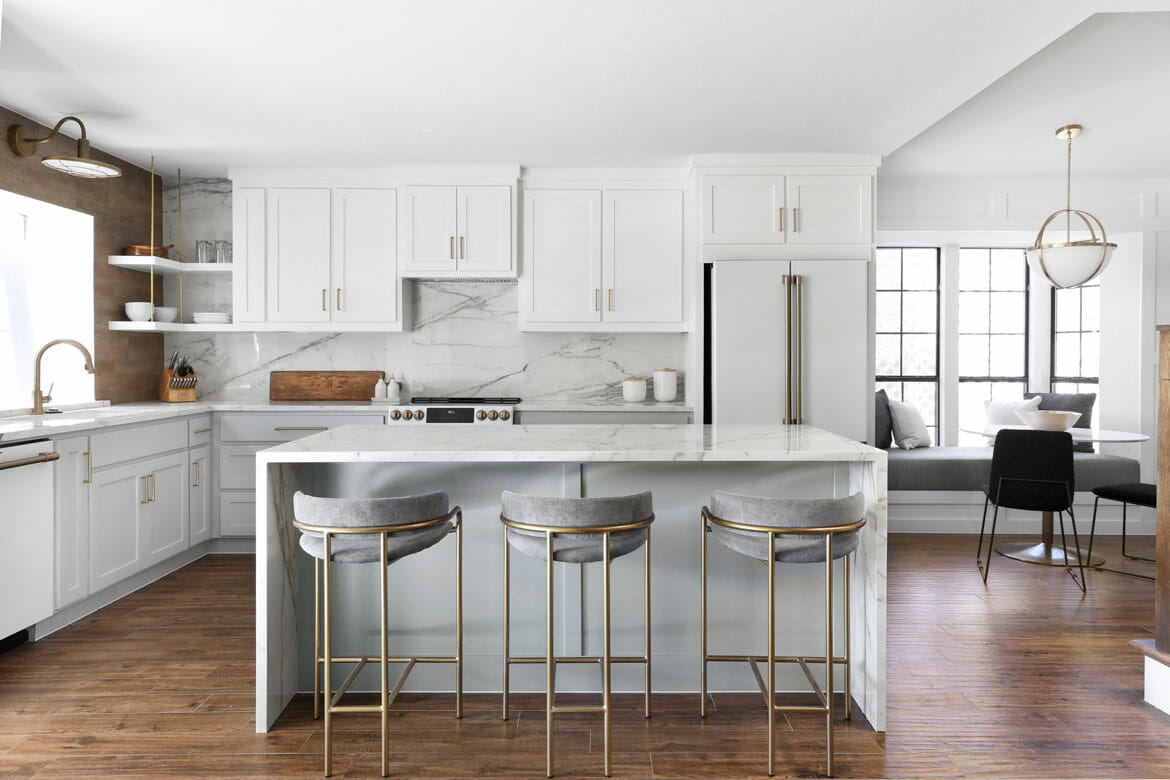 Before After Contemporary Kitchen Design Decorilla Online Interior