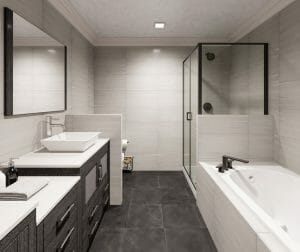 Before & After: Contemporary Finished Basement Design - Decorilla ...