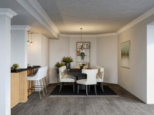 Before & After: Contemporary Finished Basement Design - Decorilla ...