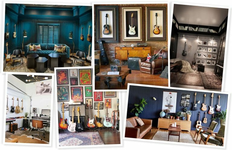 Before & After: Eclectic Music Room at Home - Decorilla Online Interior ...