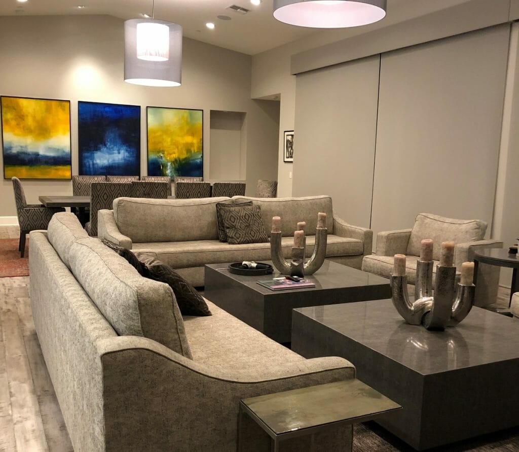 Before and After: Glam Global Style Interior Design - Decorilla Online ...