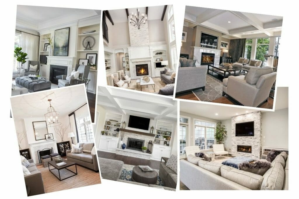 Before & After: Inviting Transitional Family Room - Decorilla Online ...