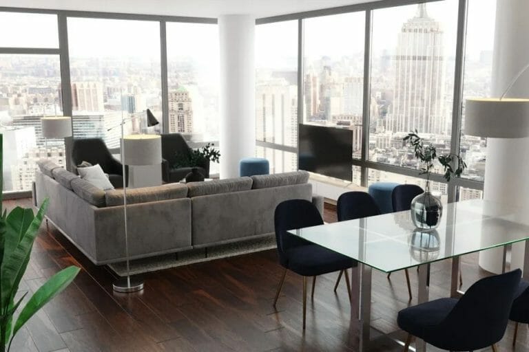 Before & After: Trendy Masculine Apartment Decor - Decorilla Online ...