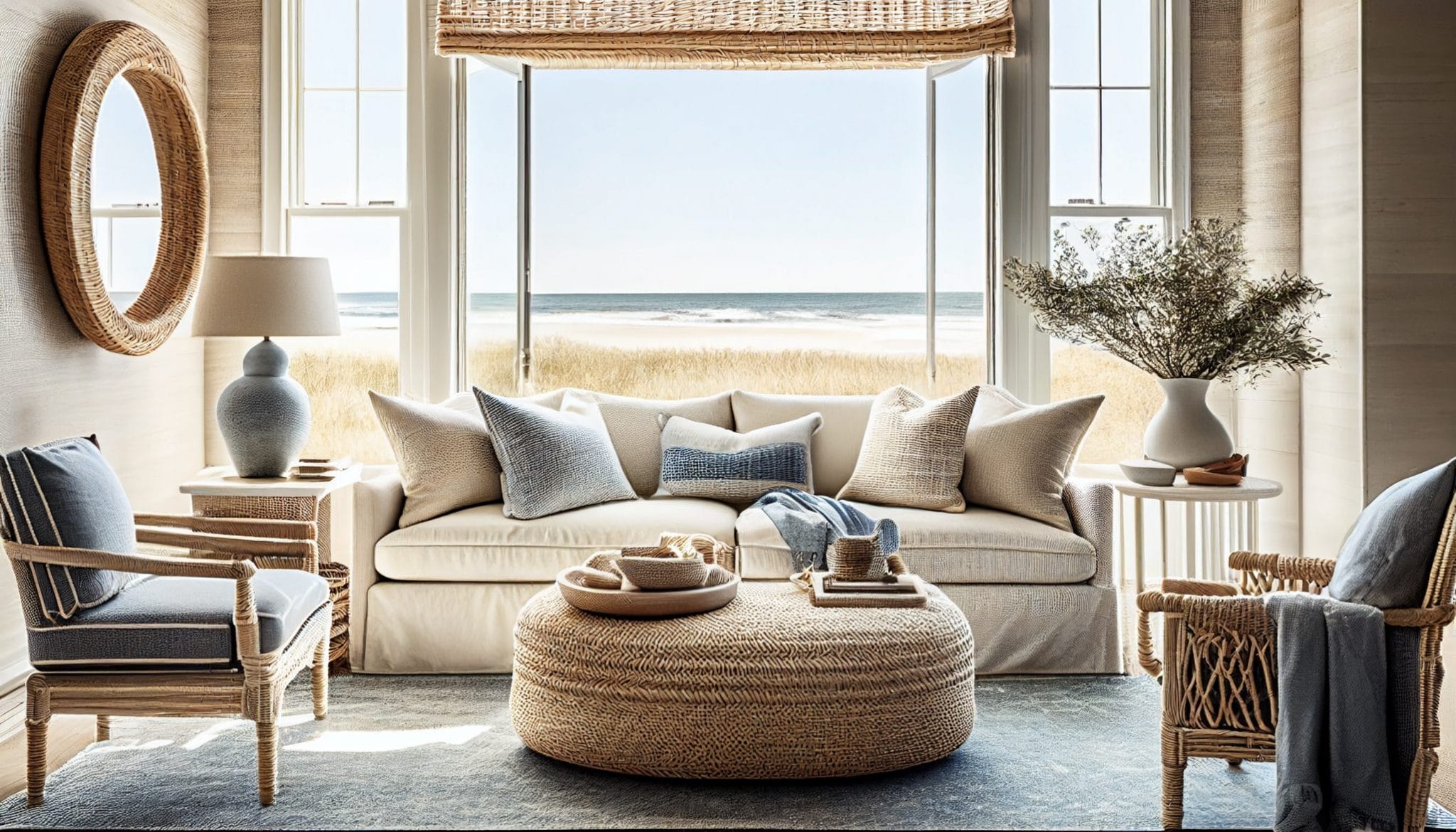 Before & After: Relaxing Beach House Interior Design - Decorilla Online ...