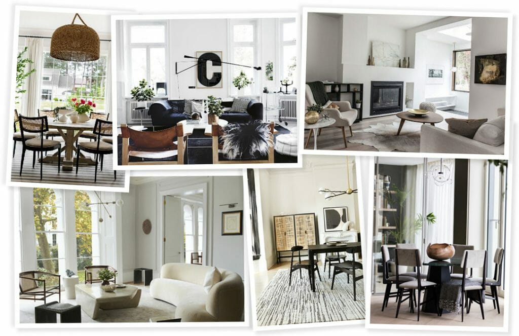 Before & After: Classy Black and White Home Interior Design - Decorilla ...