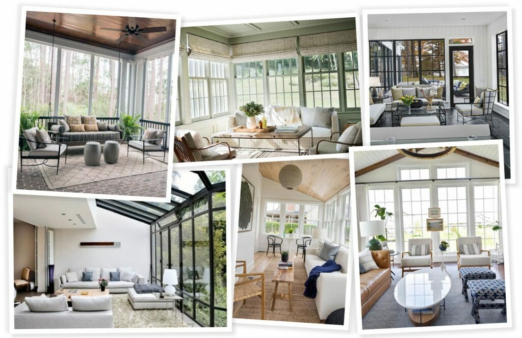 Before & After: Relaxing Sunroom Interior Design - Decorilla Online ...