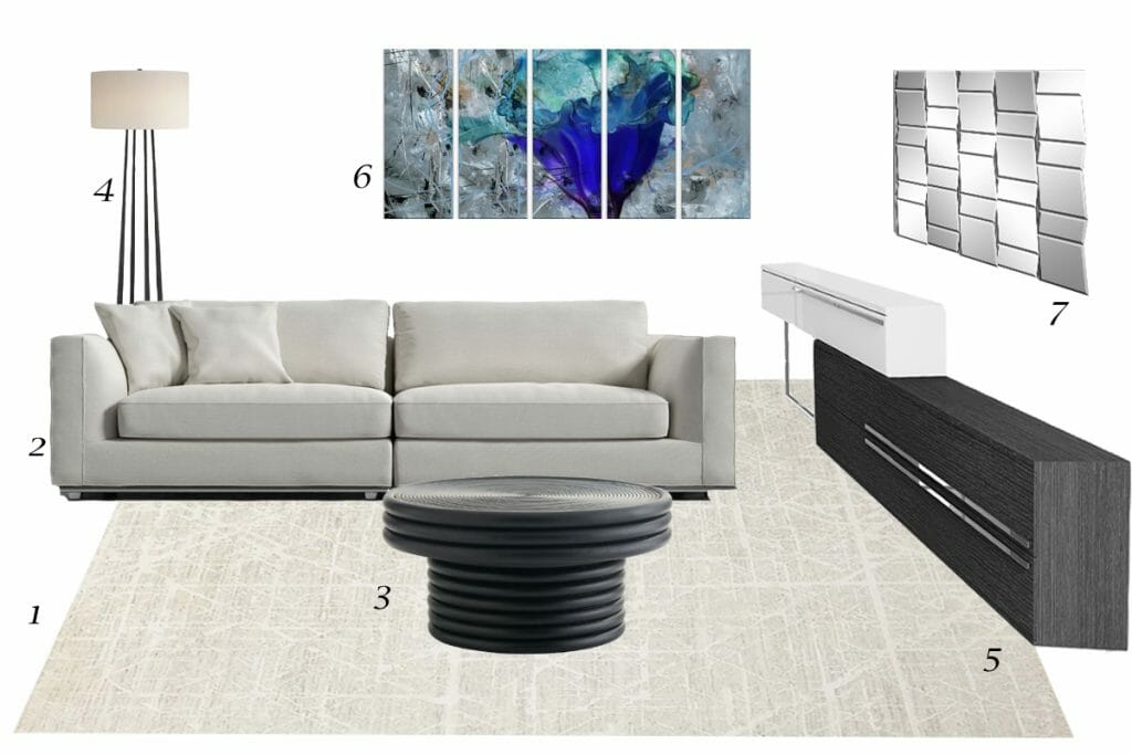 Before & After: Contemporary Basement Bar and Lounge Design - Decorilla ...