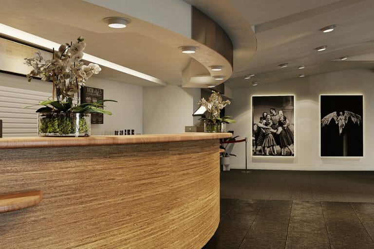 Before & After: Contemporary Lobby Interior Design - Decorilla Online ...