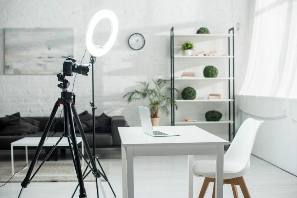 Before and After: Home YouTube Studio Design - Decorilla Online ...