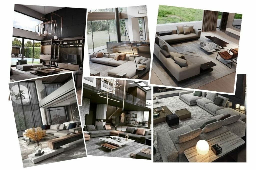 Before & After: Stunning Modern Great Room Design - Decorilla Online ...