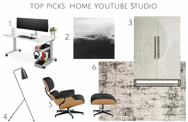 Before and After: Home YouTube Studio Design - Decorilla Online ...