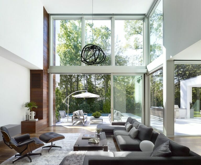 Before & After: Stunning Modern Great Room Design - Decorilla Online ...