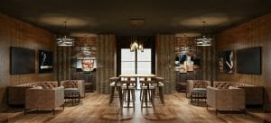 Before & After: Moody Cigar Lounge Design with Outdoor Patio ...