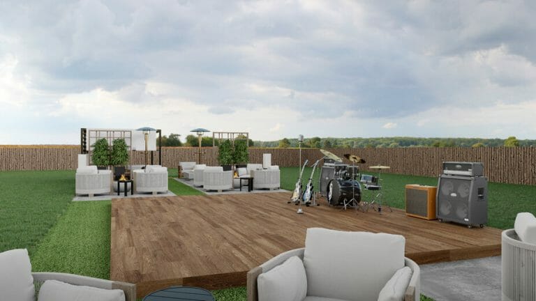 Before & After: Moody Cigar Lounge Design with Outdoor Patio ...