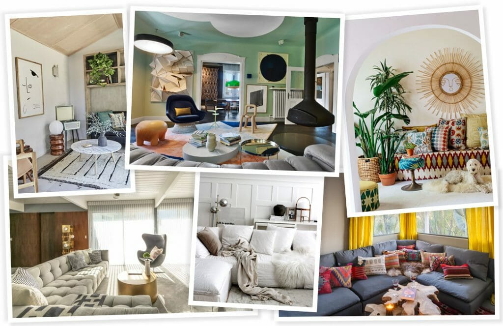 Before & After: Boho Eclectic Living Room and Kitchen - Decorilla ...