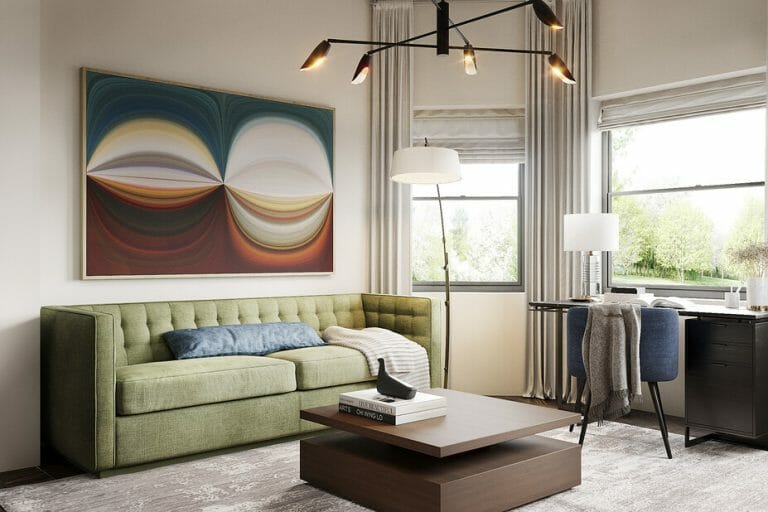 Before & After: Contemporary Design Style with Pops of Color ...
