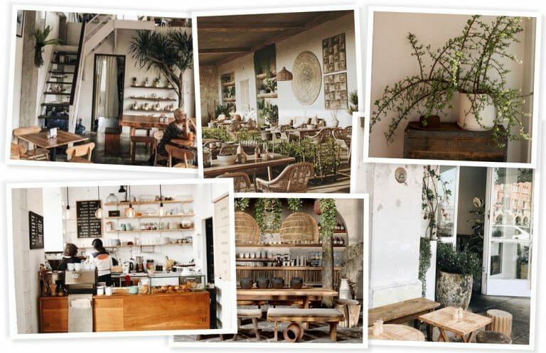 Before & After: Boho Style Small Cafe Interior Design - Decorilla ...