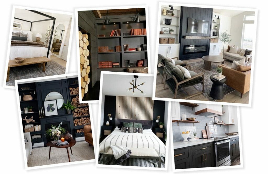 Before & After: Transitional Decor Style with Bold Colors - Decorilla ...