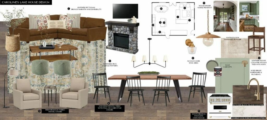Before & After: Cozy Cottage Interior Design - Decorilla Online ...