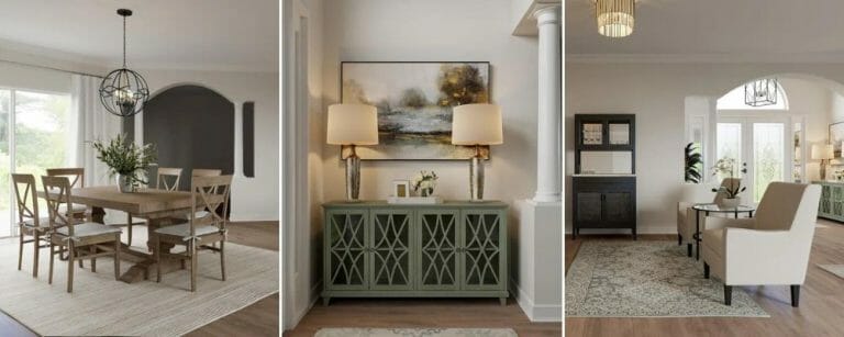 Before & After: Rustic Transitional Style Home - Decorilla Online ...