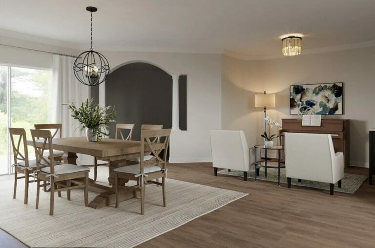 Before & After: Rustic Transitional Style Home - Decorilla Online ...