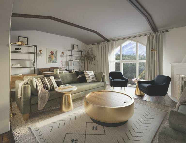 Before & After: Eclectic Design Style Family Home - Decorilla Online ...