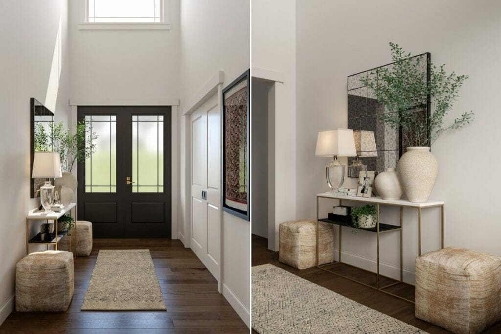 Before & After: Transitional Design for a Welcoming Home - Decorilla ...