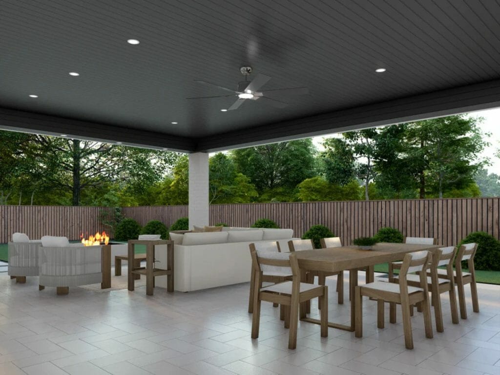 Before & After: Inviting Covered Patio Design - Decorilla Online ...