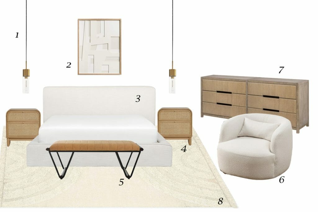 Before & After: Contemporary Master Bedroom Makeover - Decorilla Online ...