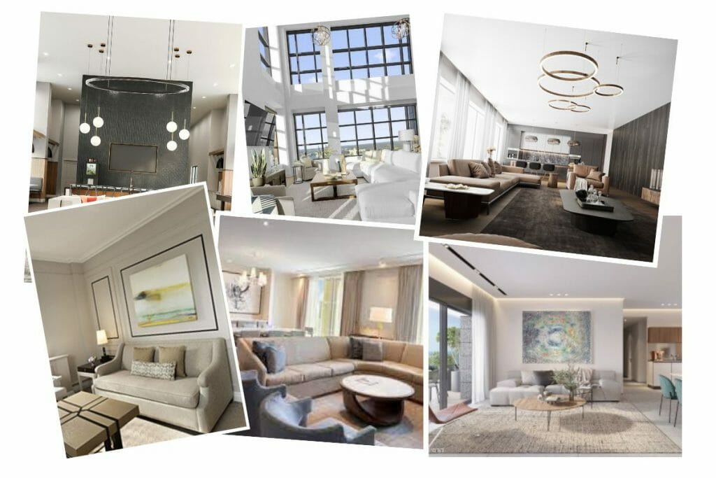 Before & After: Luxury Open Living Room Ideas - Decorilla Online ...