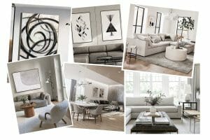 Before & After: Contemporary Minimalist Interior Design with Abstract ...