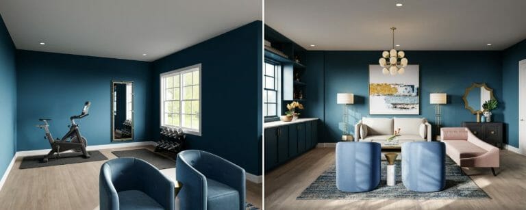 Before & After: Transitional Guest Quarters Design - Decorilla Online ...