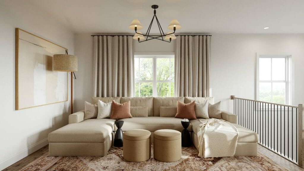 Before & After: Luxury Farmhouse Interior Transformation - Decorilla ...