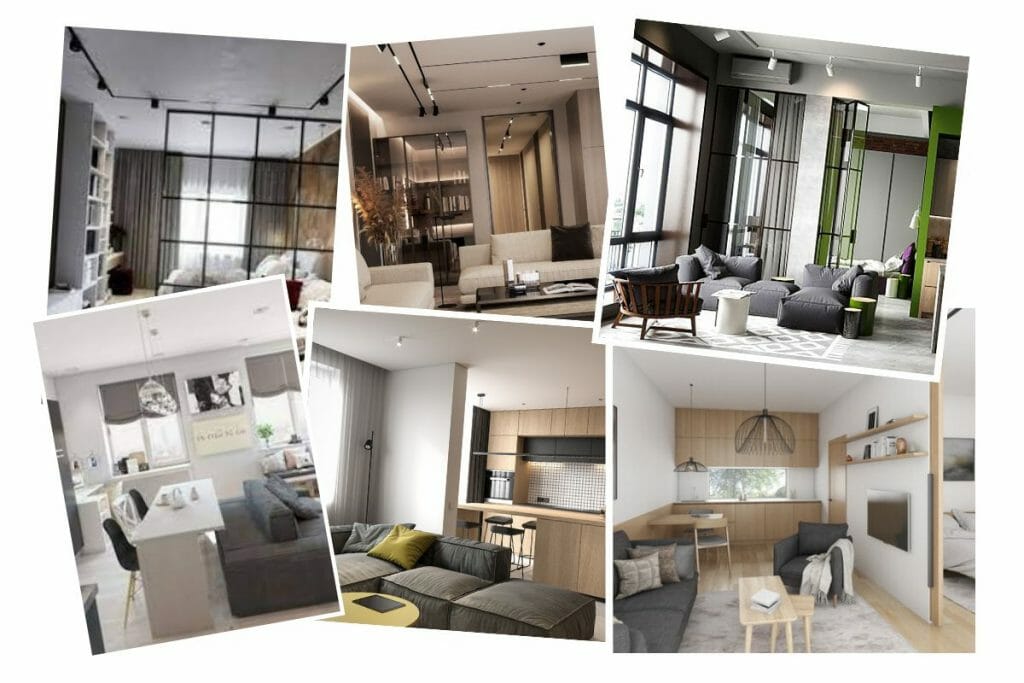 Before & After: Stylish Small Studio Design - Decorilla Online Interior ...