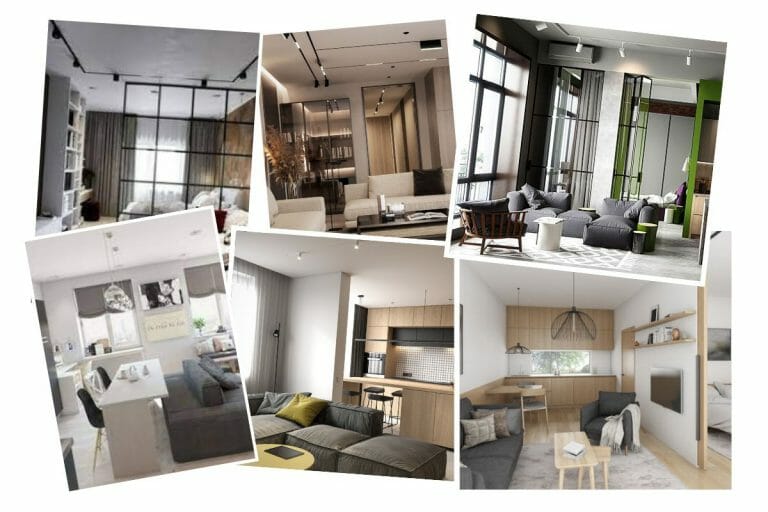 Before & After: Stylish Small Studio Design - Decorilla Online Interior Design