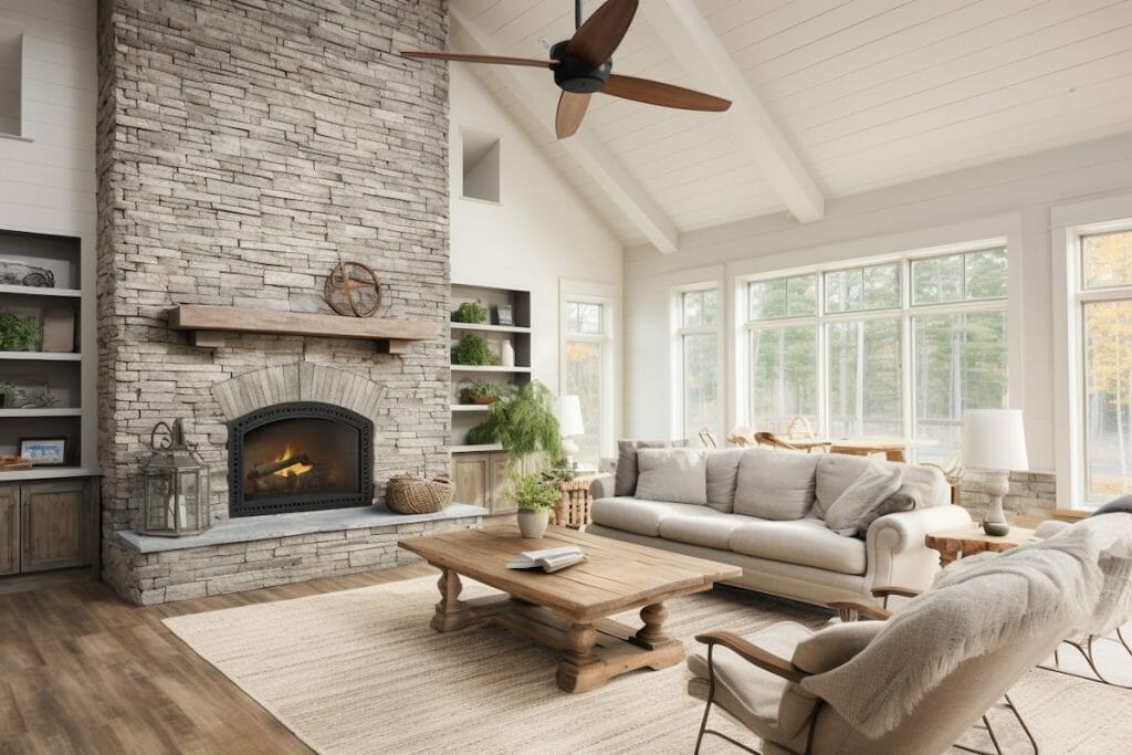 Before & After: A-Frame House Interior - Decorilla Online Interior Design