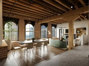 Before & After: Modern Industrial Loft Design - Decorilla Online ...