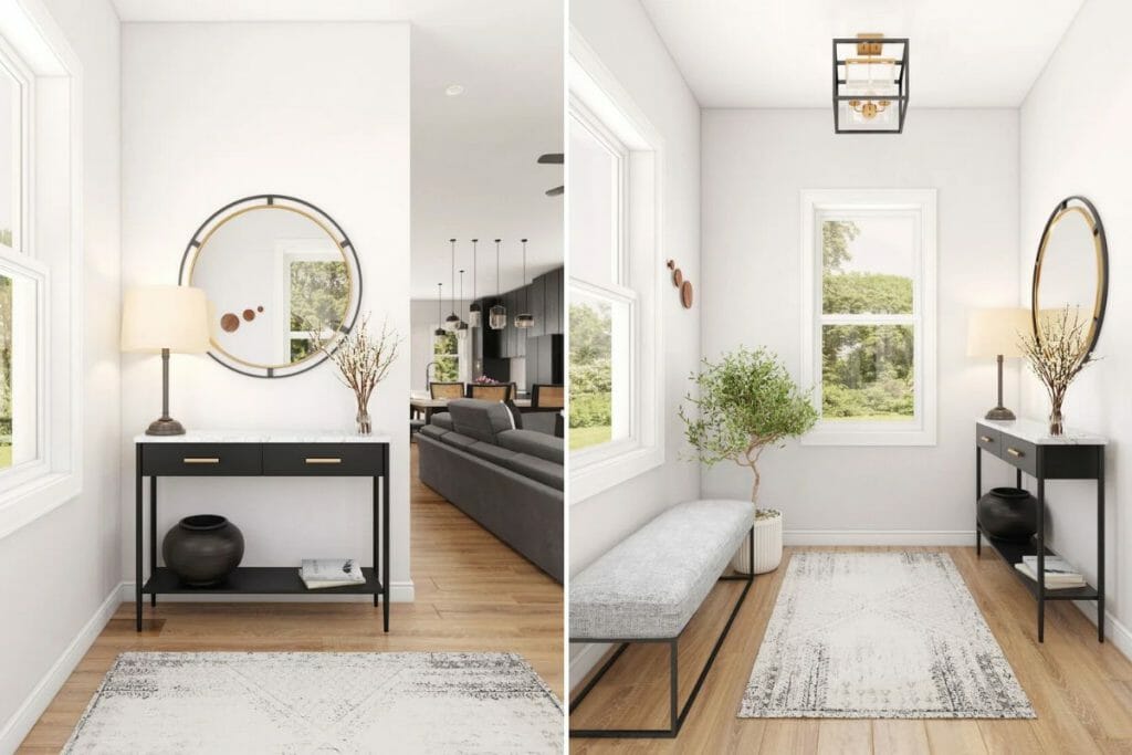 Before & After: Open-Plan Living Room and Kitchen - Decorilla Online ...