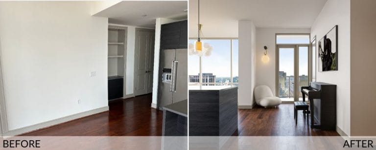 Before & After: Luxury Contemporary Interior Design for a Condo ...