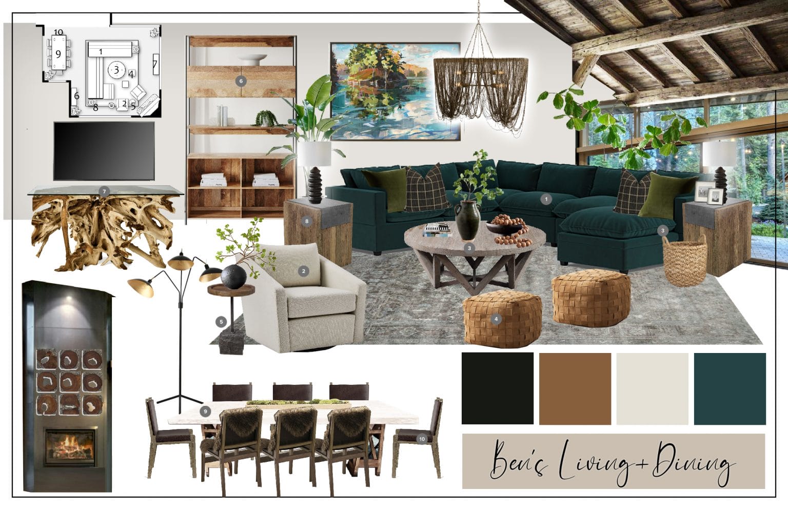 Before & After: Modern Moody Interior Design - Decorilla Online ...