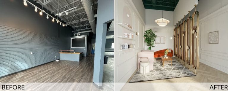 Before & After: Inviting Med Spa Interior Design - Decorilla Online ...
