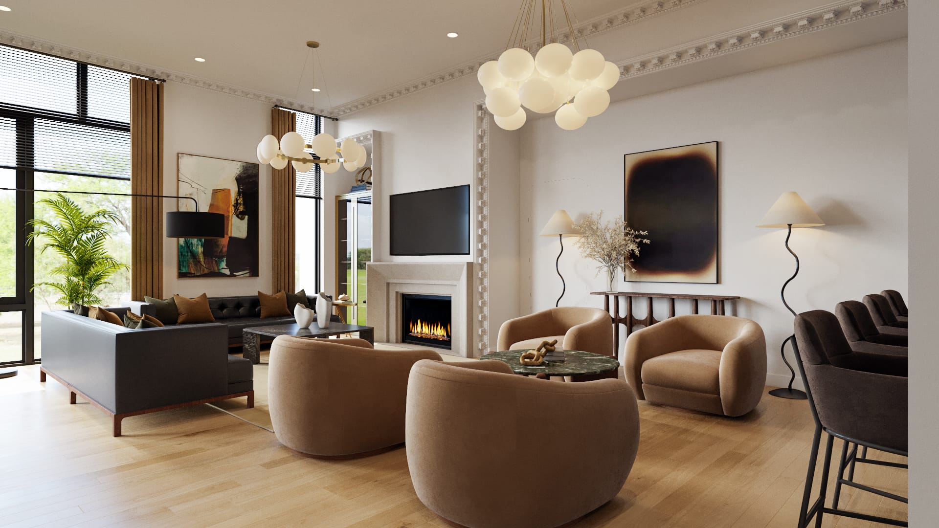 Before & After: Neoclassical Style Home Makeover - Decorilla Online ...