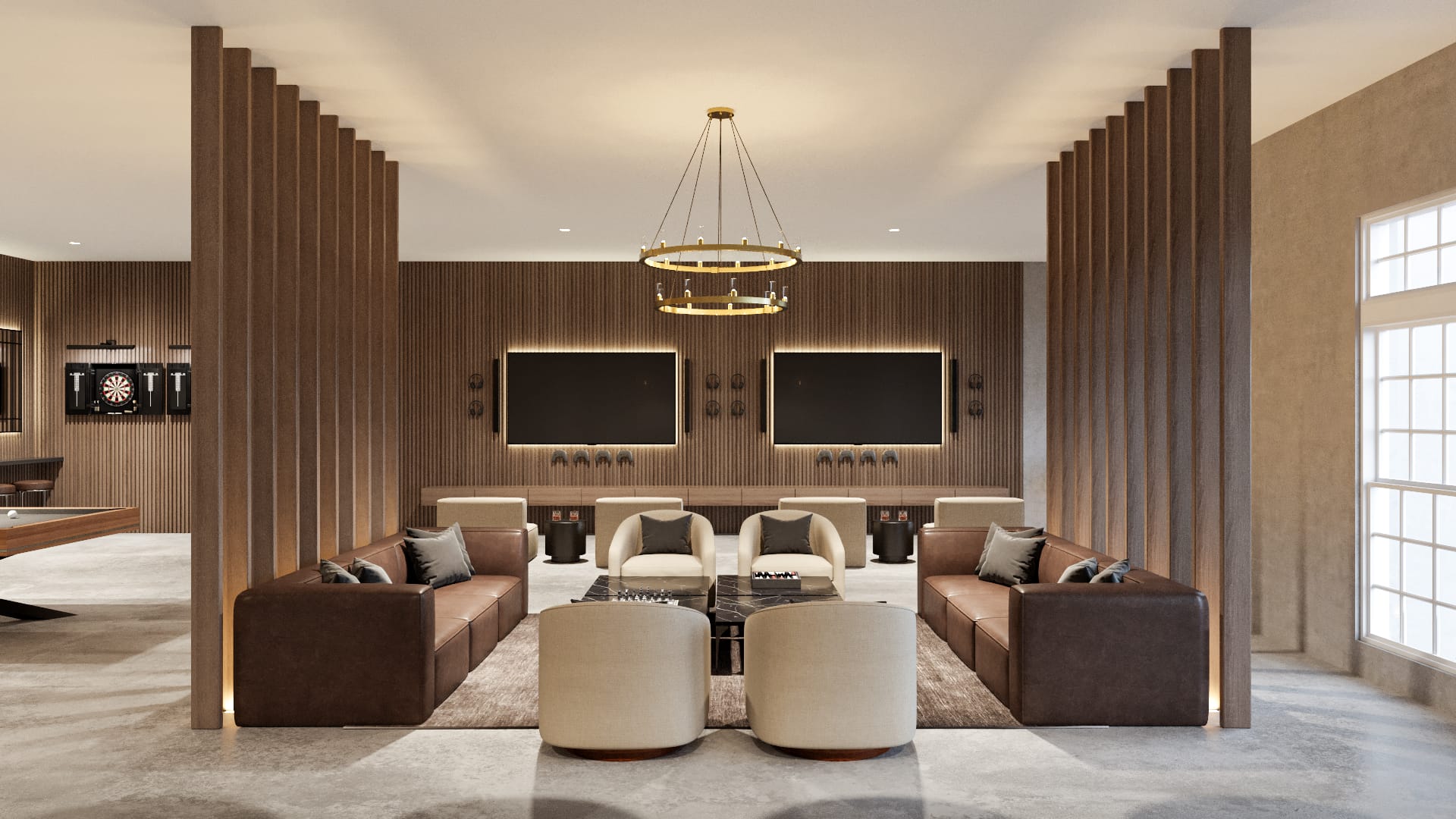 Before & After: Luxury Basement Game Room & Lounge – Make House Cool