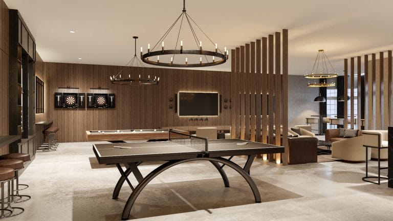 Before & After: Luxury Basement Game Room & Lounge - Decorilla Online ...